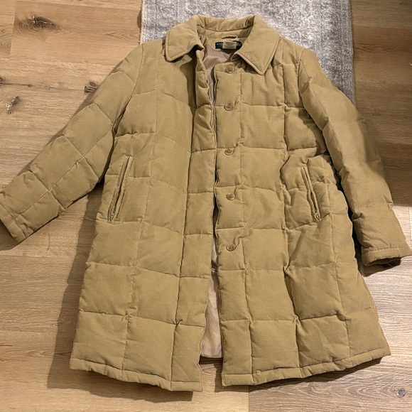 Harve Benard | Jackets & Coats | Harve Benard Womans Long Beige Puffer ...